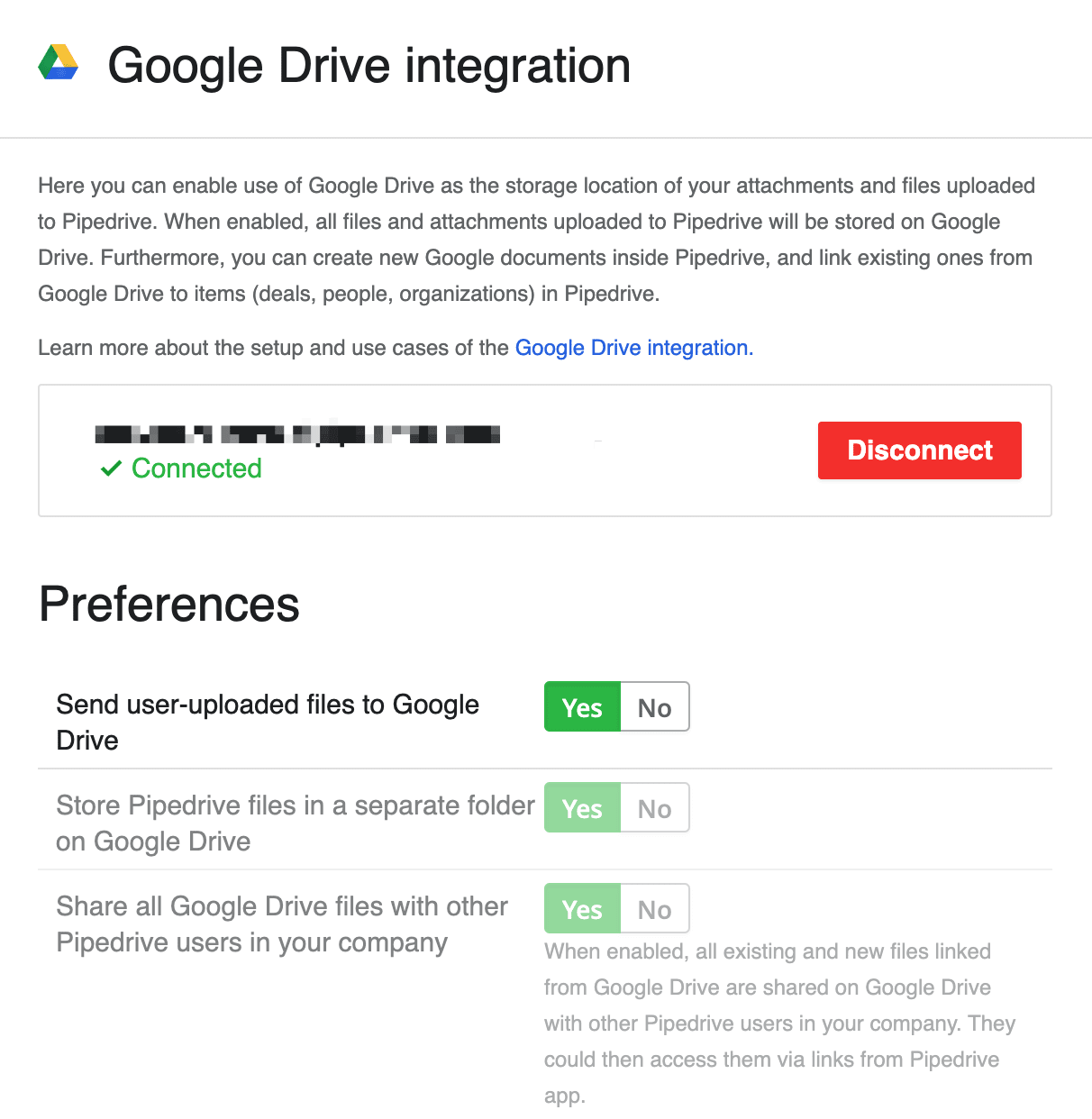Syncing with Google Drive - Knowledge Base | Pipedrive